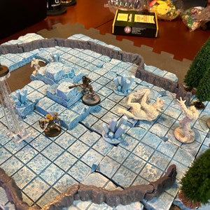 Huge Dungeon Tile Modular Set Dungeons & Dragons Pathfinder Terrain ...