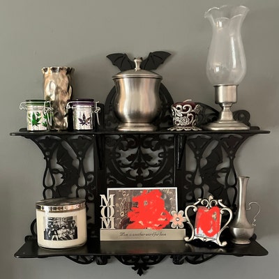 Handmade,highly Detailed Wooden Flat With Two Shelves, Sturdy, for ...