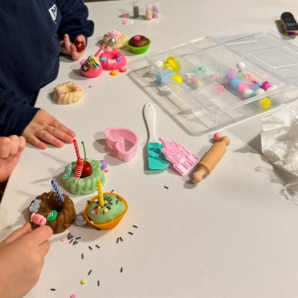 Baking Play Dough Kit, Party Playdough Set, Girls Boys Gift, Magic Kit ...