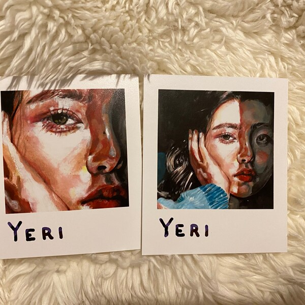 Jisoo Print Blackpink Postcard Kpop Artwork Gift Painting Portrait ...