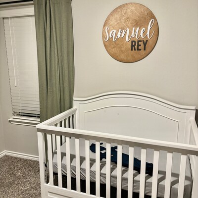 Stacked Custom Name Sign, Wood Name Sign, Nursery Sign, Nursery Letters ...