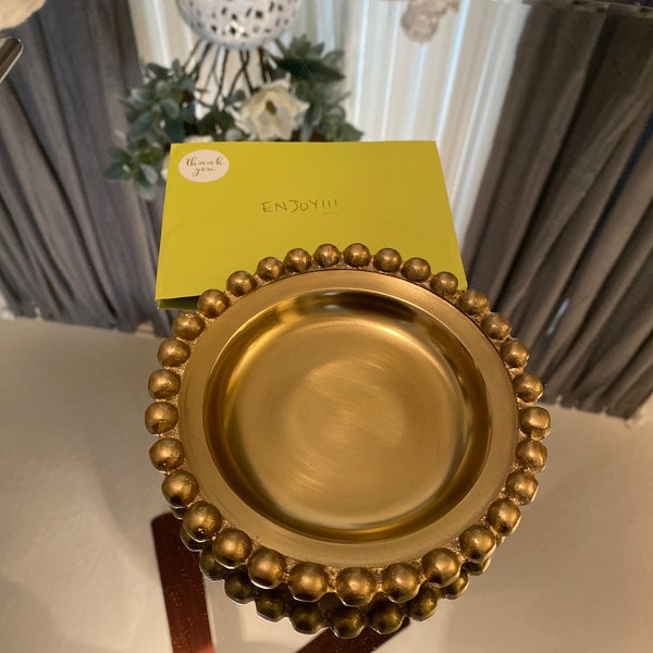 Round Marble and Gold Trivet - Etsy