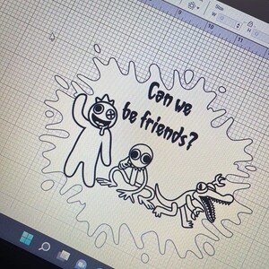 Bundle Rainbow Friends SVG, Rainbow Friends SVG, Rainbow Friends Png ...