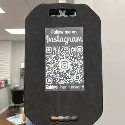 Social Media QR Code Vinyl Decal, Link Directly to Your Instagram ...