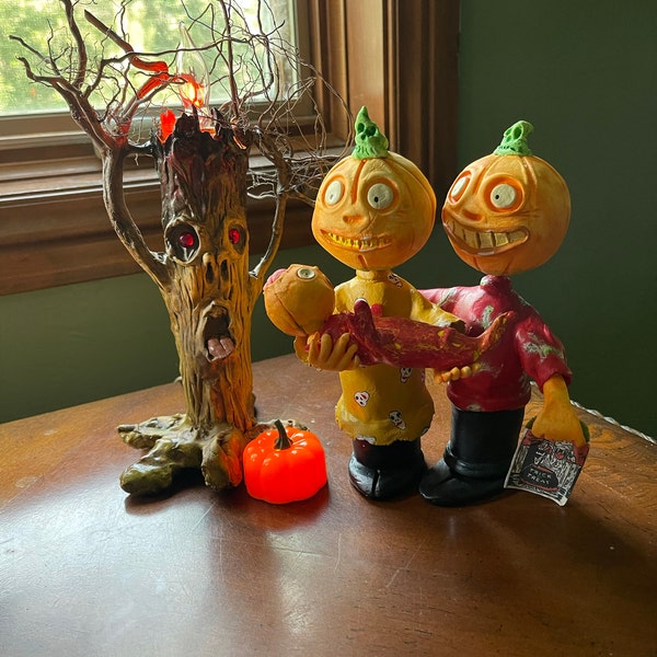 Bobbing Head Pumpkin Candy Container - Etsy