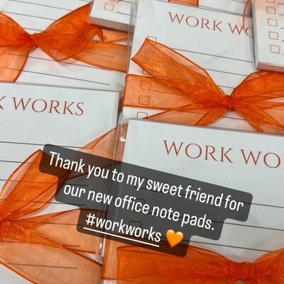 Personalize Flower Notepad Custom Flower Notepad Personalized Office ...