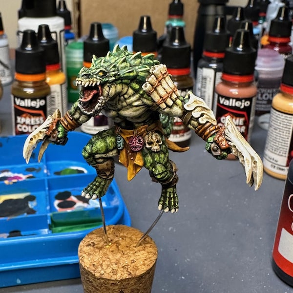 Turtle Monk- Tso'ok, Raging Wrath - 32mm Heroic Scale Figures ...