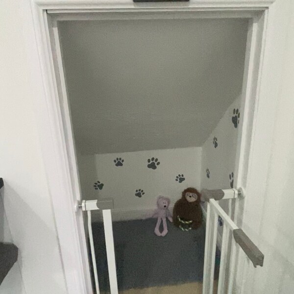 Dog Paw Wall Decal Paw Nursery Kids Room Wall Sticker, Bedroom, Living ...