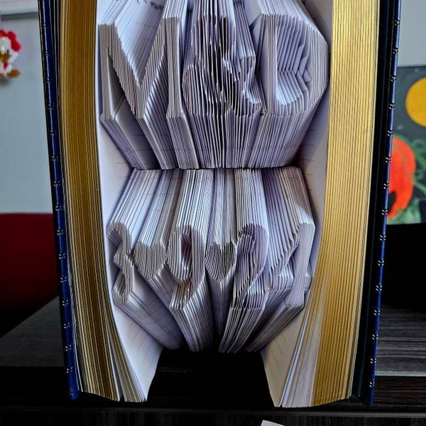 Custom Name - Book Folding Pattern - Various Folds - Easier Than It ...
