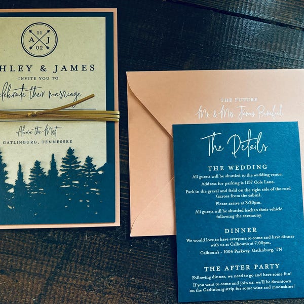 VELLUM Wedding Invitation Jacket, Modern Translucent Card Wrap, 5x7 ...