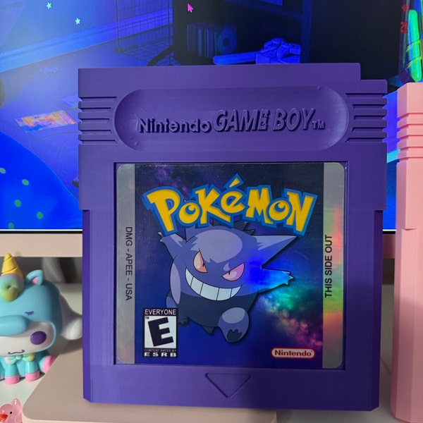 Giant Game Gameboy Pokemon Gengar Evolution Wall Decor Large Retro Wall ...