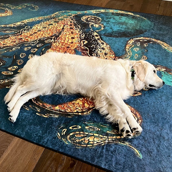 Snake Pattern Rug Rugs, Green Rug, Snake Rug, Animal Rugs, Home Decor ...