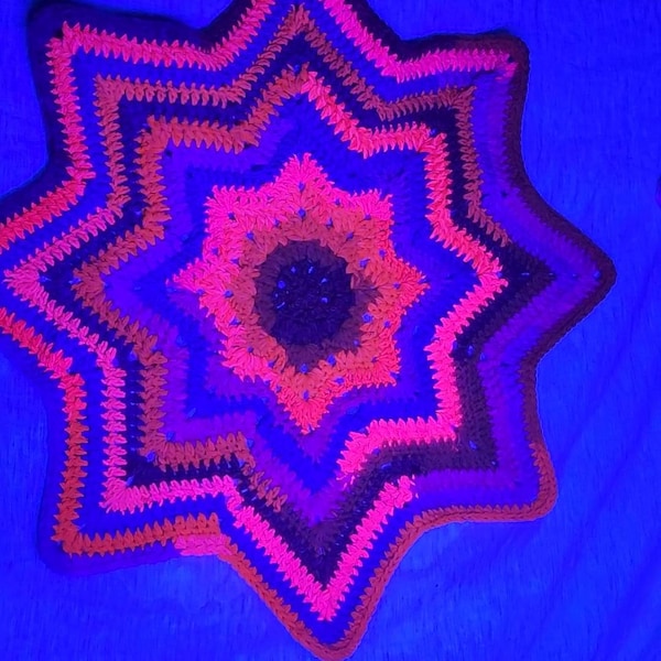 Crochet Flowstar Pattern: 8 Point Star Flow Toy (PDF Pattern) - Etsy