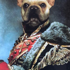 Custom Pet Soldier Portrait, Custom Dog Portrait, Pet Portraits, Pet ...