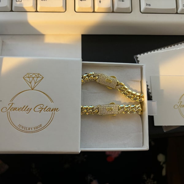 Elegant Monaco Set | Stainless Steel Chain | 14k Gold Plated Chain ...