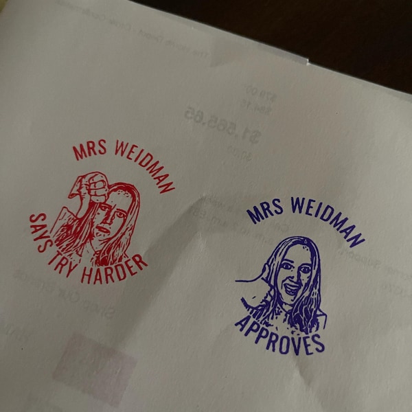 Face Stamp / Make the Stamp in Your Likeness / Custom Portrait Stamps ...
