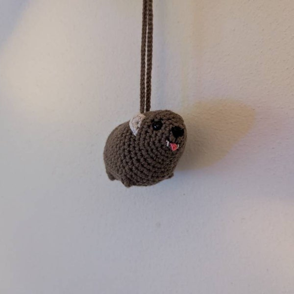 Rock Hyrax Wawa Awawa Animal Hanging Car Charm or Keychain - Handmade ...