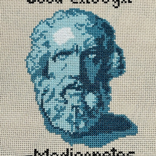 Behold! A Man! Philosophy Digital Cross Stitch Pattern - Etsy