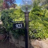 Light Pole Ladder Rest Number Signs - Lamp Post Address Plaque ...
