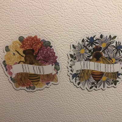 Bee Kind and Save the Bees Car or Dishwasher Magnet - Etsy