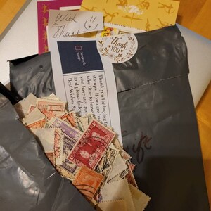 World Stamps on & off Paper, Vintage to Modern, 200g Taken at Random ...