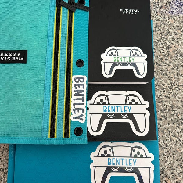 Gaming Controller Name Labels | Gaming Sticker | Gamer Tag Stickers ...