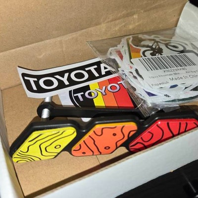 Topo Tri-color Grille Badge Emblem Fit for Toyota Tacoma 4runner Tundra ...