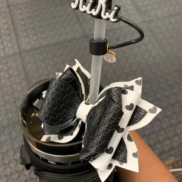 3D Printed Name Straw Topper,personalized Straw Cap With Letters Charms ...