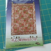 Just Can't Cut It Quilt Pattern, All Washed Up, Pattern for Large Scale ...