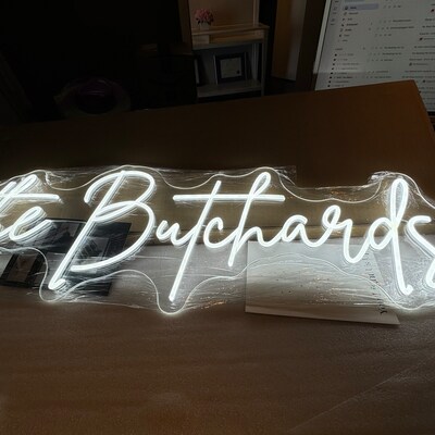 Neon Sign Custom Name, Custom Neon Sign Battery Operated, Neon Sign ...