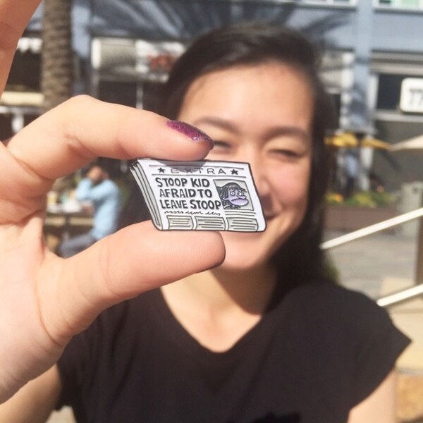 Stoop Kid Enamel Pin - Etsy