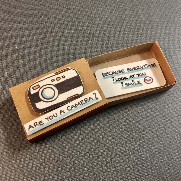 Cheesy Camera Love Card/ Cheesy Gift for Her/ Unique Gift/ Cute ...