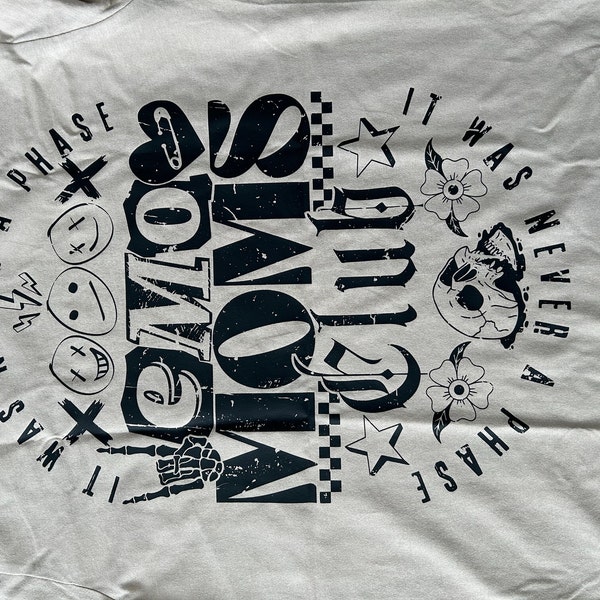 Emo Moms Club Graphic Tshirt Unisex XS-5XL / Goth Mother Shirt Ghoul ...