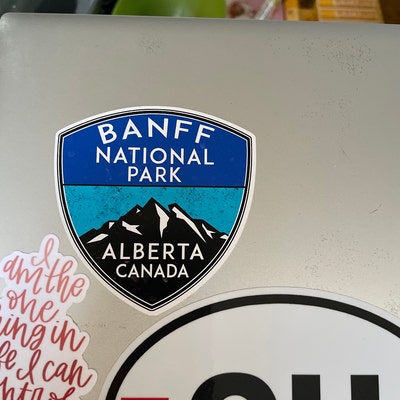 Banff National Park Alberta Canada Sticker Decal 3 - Etsy