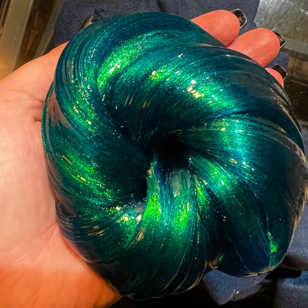 EARTH Colorshift Chameleon Blue Green Pigment Slime - Etsy