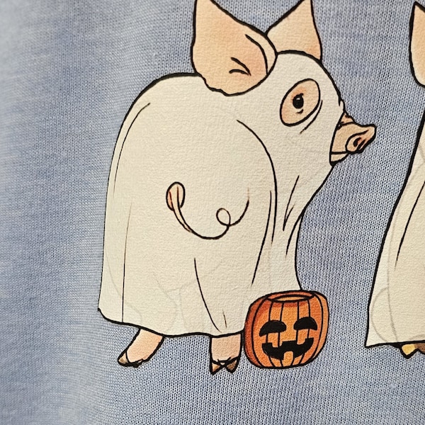Pig Sheet PNG, Ghost Pig Png, Halloween Pig Png, Funny Pig Png, Fall ...