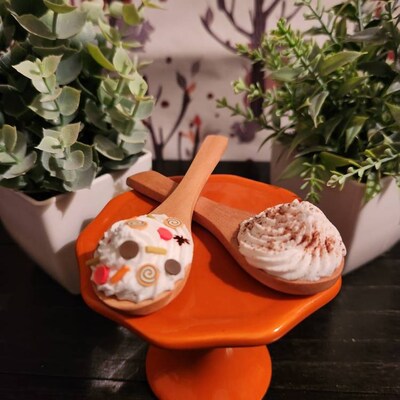 Mini Wooden Spoons, Tiered Tray Decor, Fall Tiered Tray, Mini Fall ...