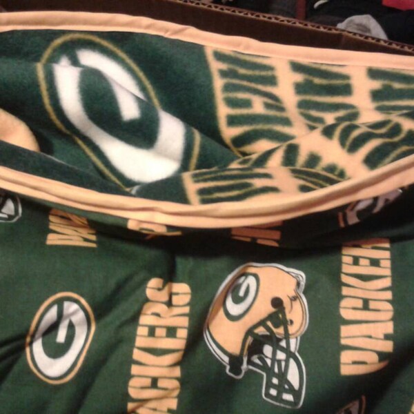 Handmade Green Bay Packers Blanket - Etsy
