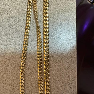 14K Gold Necklace, 14K Gold Chain, Solid Gold Necklace, Solid Gold ...