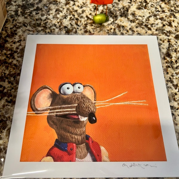 Rizzo the Rat Print - Etsy