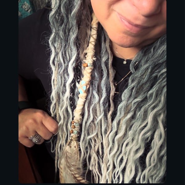 ONE Made to Order Natural Earth Hairwrap, Dreadwrap, Fabric Loc ...