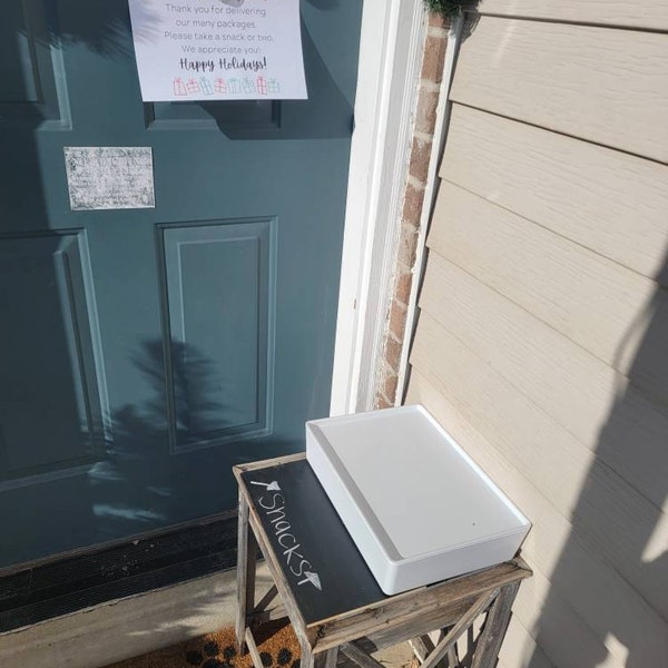 Delivery Driver Printable Sign, Thank You, Happy Holidays, Instant ...