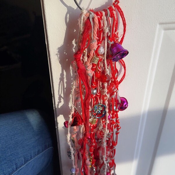 Witch Bells for Entry Way Protection, Wiccan Bells on a String Doorknob ...