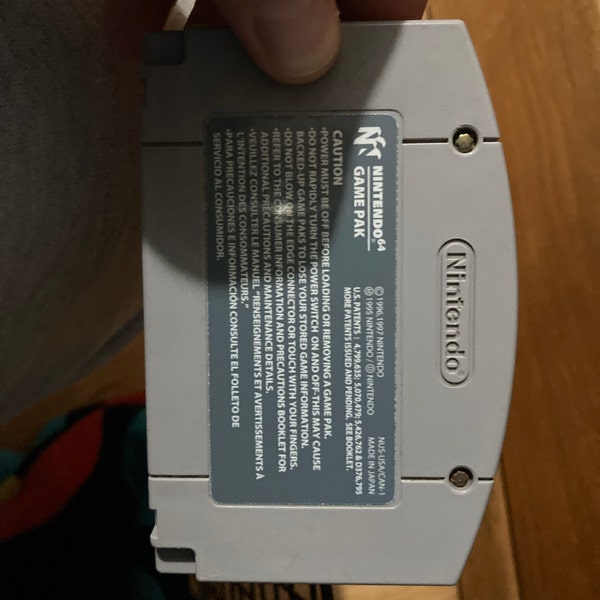Nintendo 64 N64 Game Cartridge Spine Label - Etsy