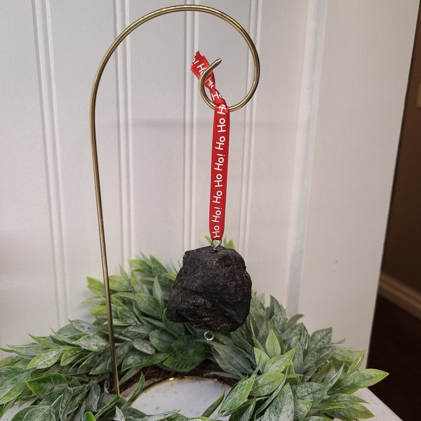 Real Coal Christmas Tree Ornament, Great Holiday Gift, Coal Ornament ...