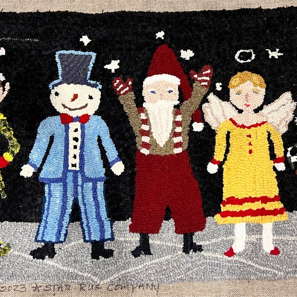 Star Rug Company ~triple Jack Rug Hooking Pattern - Etsy