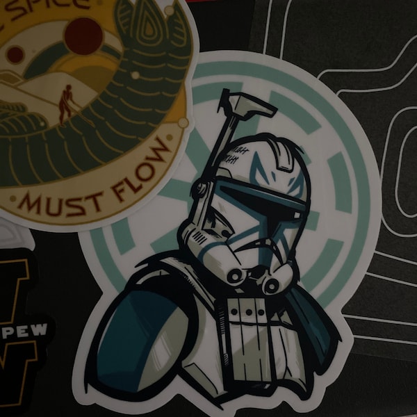 Star Wars Sticker Clone Rex / Vinyl Sticker / Laptop Sticker ...