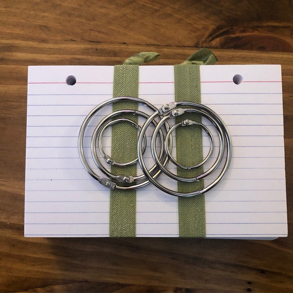 Index Cards, Blank and Lined Refills, Punched Holes for Artbysunfire ...