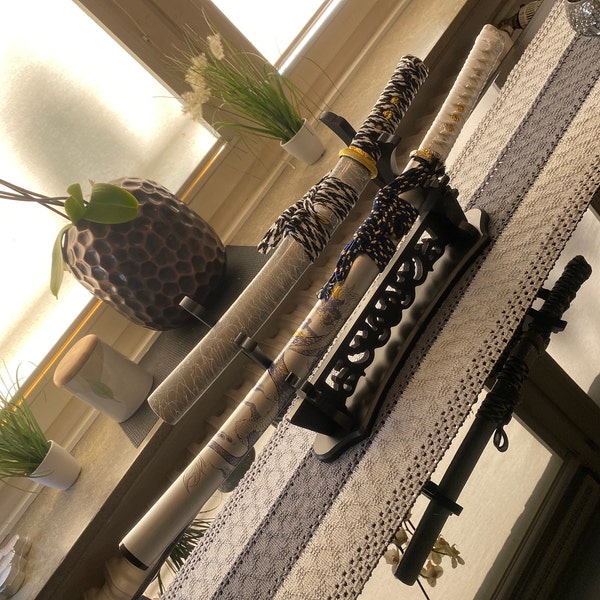 Part 3 DIY Katana Saya Color Blocking Series Saya Gift Japanese Samurai ...