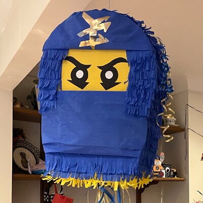 Number Block 5 Piñata and Wooden Piñata Stick - Etsy UK